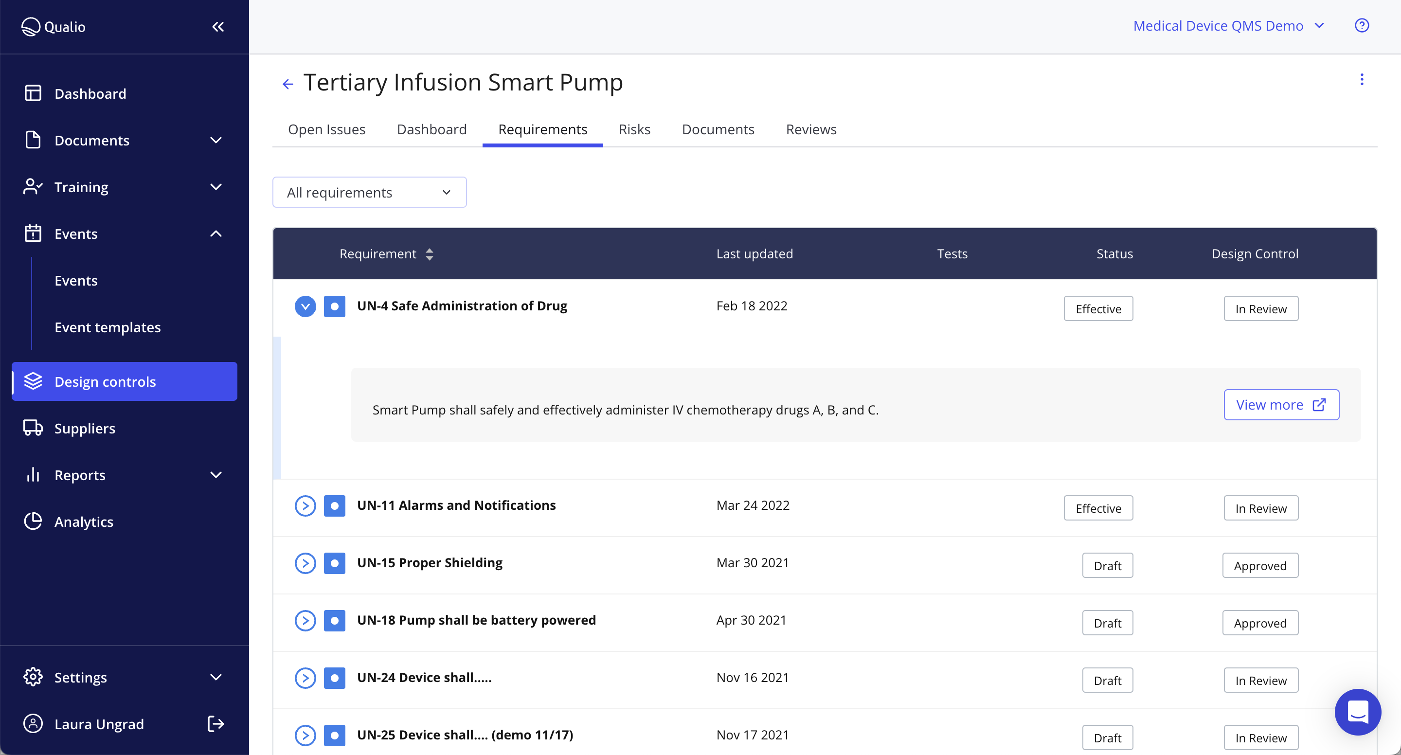 Easy design control software solution — Qualio